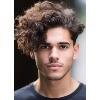 Men’s Curly Hairstyles According to Face Shape - Modern Curly